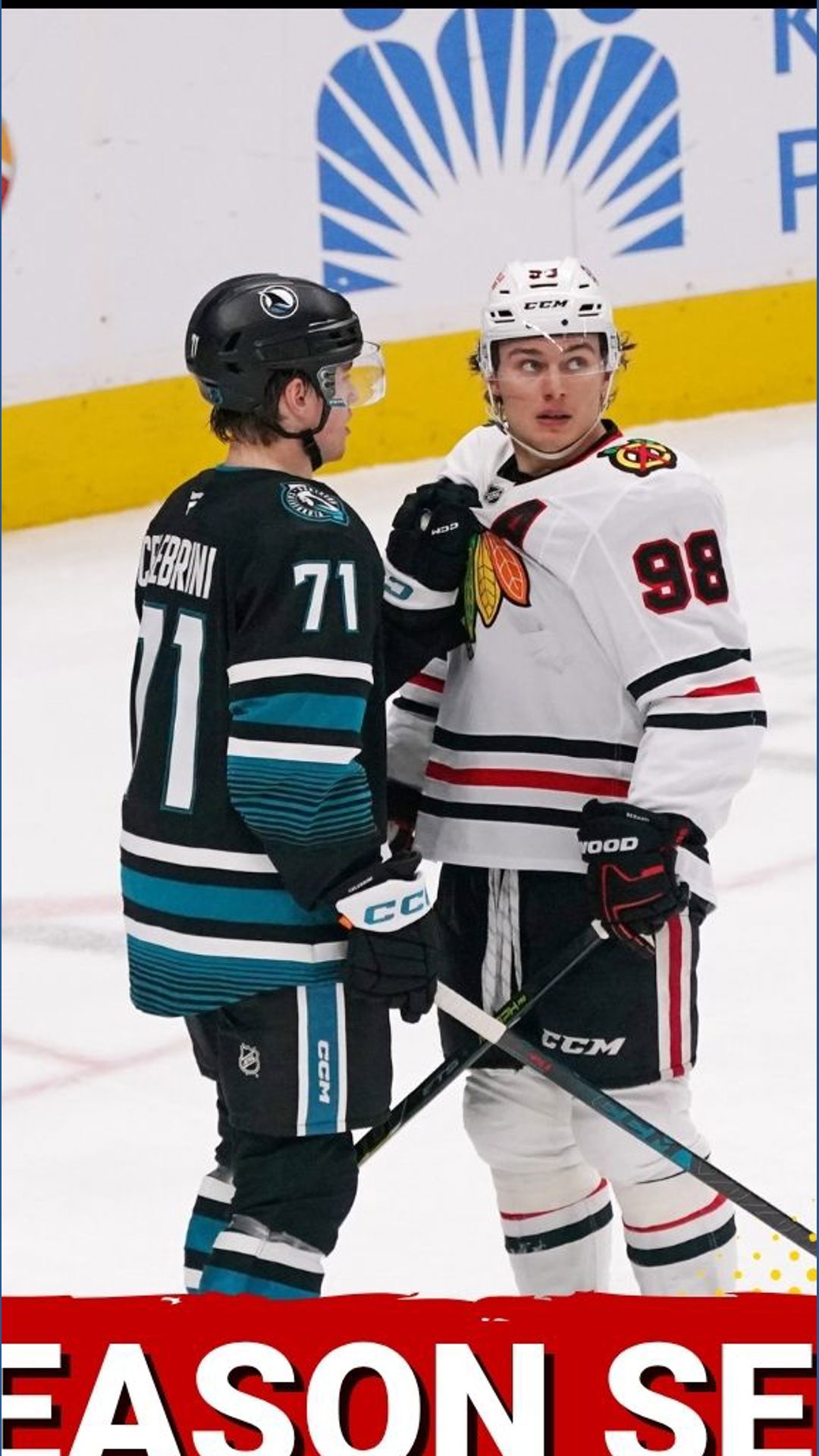 Bedard & Blackhawks Lose 3-2 To Celebrini & Sharks | Five-Forward Power ...