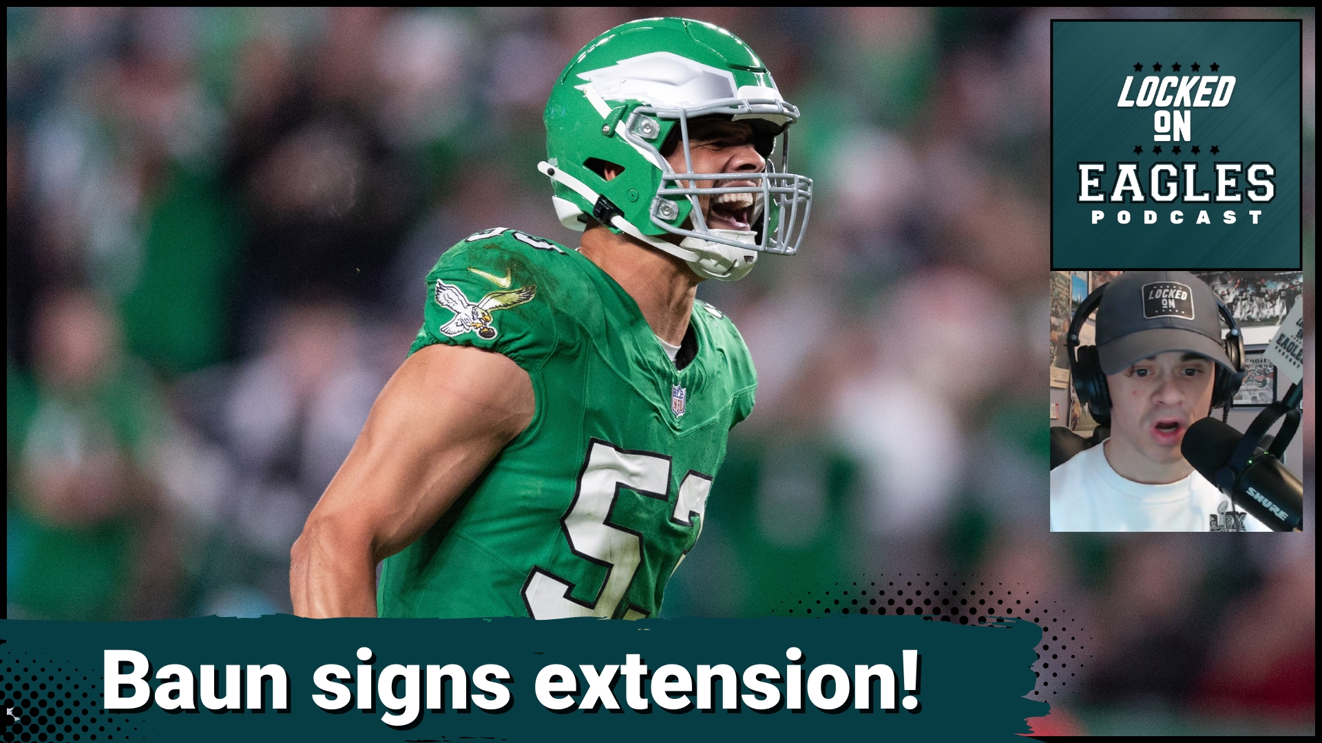 Zack Baun SIGNS EXTENSION with the Philadelphia Eagles! Howie Roseman ...