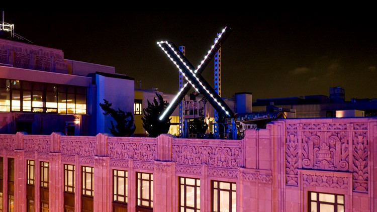 'X' sign removed from San Francisco headquarters | kvue.com