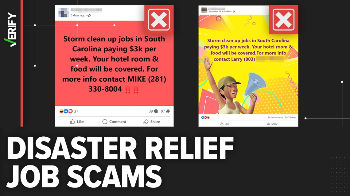 How to spot disaster relief job scams | kvue.com