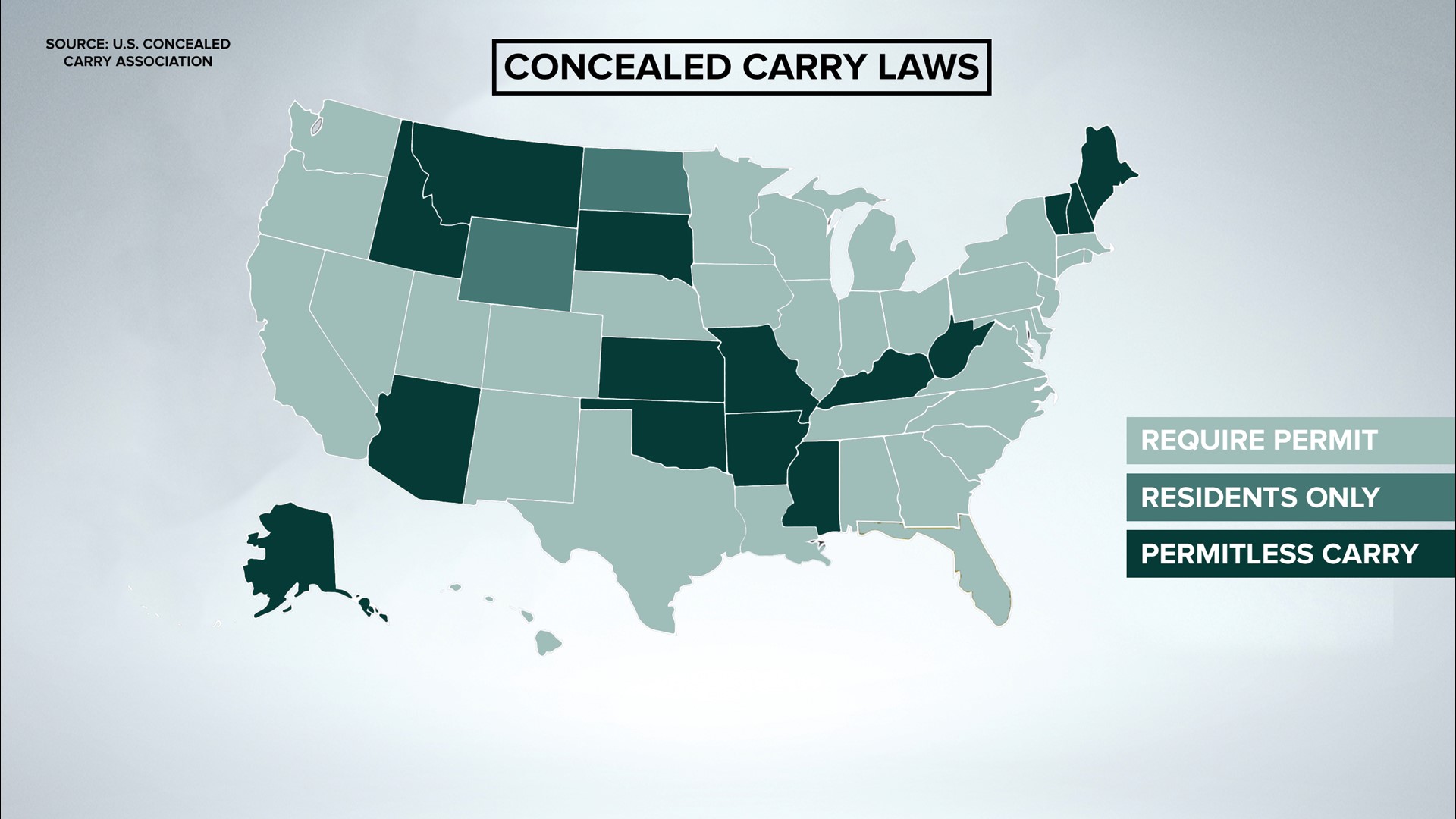 Tennessee's permitless gun carry bill passes House, now heads to ...