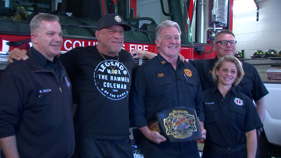 Former UFC fighter Mark Coleman tells story of saving parents | kvue.com