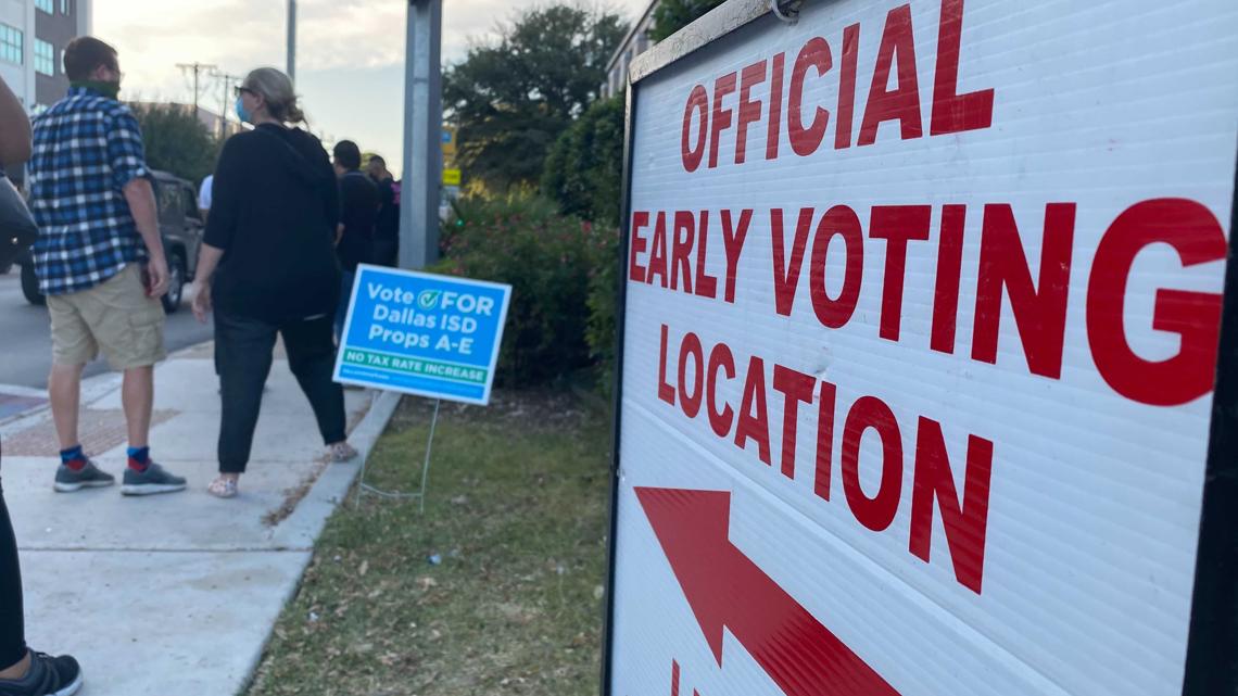 Over half-million voters turn out across Texas on first day of early ...
