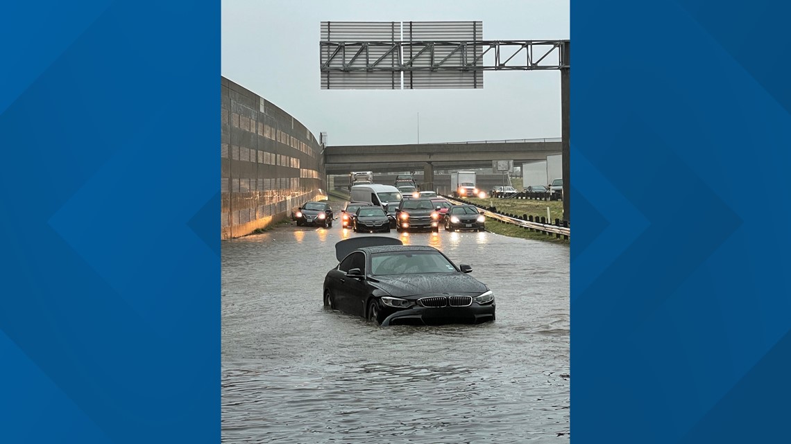 Photos: Heavy overnight rains lead to severe flooding in Dallas | kvue.com
