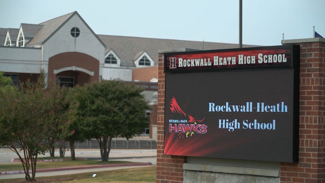 Caregiver arrested after baby found dead in car at Rockwall-Heath High School | kvue.com