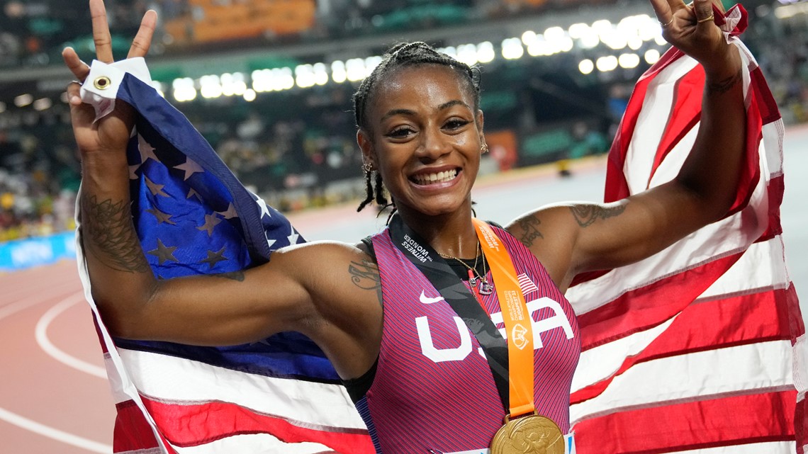 WATCH: Sha’Carri Richardson wins 100 meter world title | kvue.com
