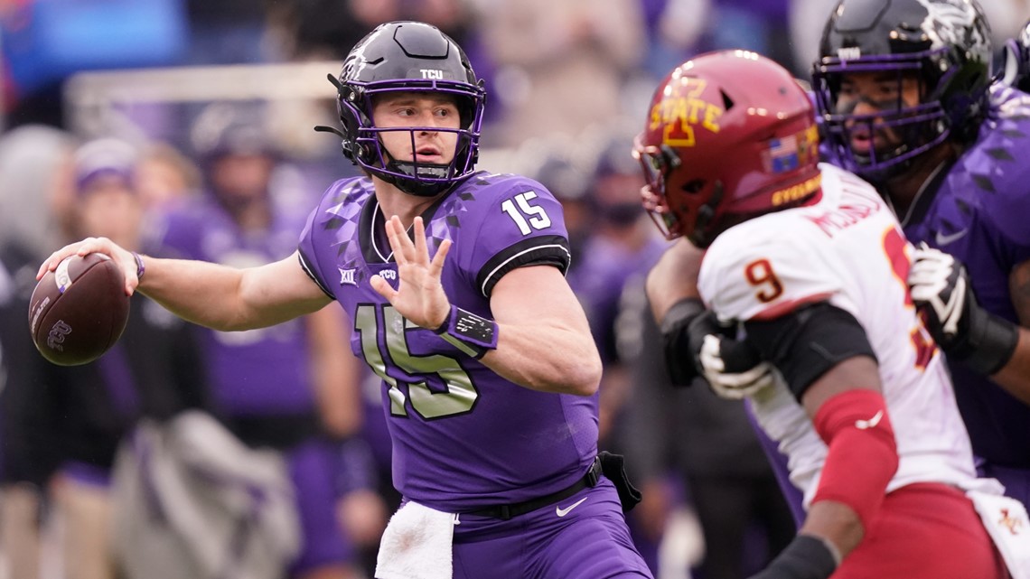 TCU finishes undefeated regular season with 62-14 rout | kvue.com