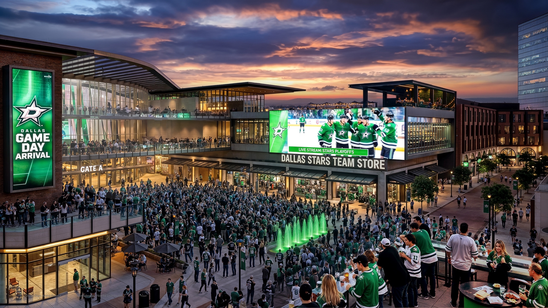 New renderings show planned Dallas Stars arena in Plano | kvue.com