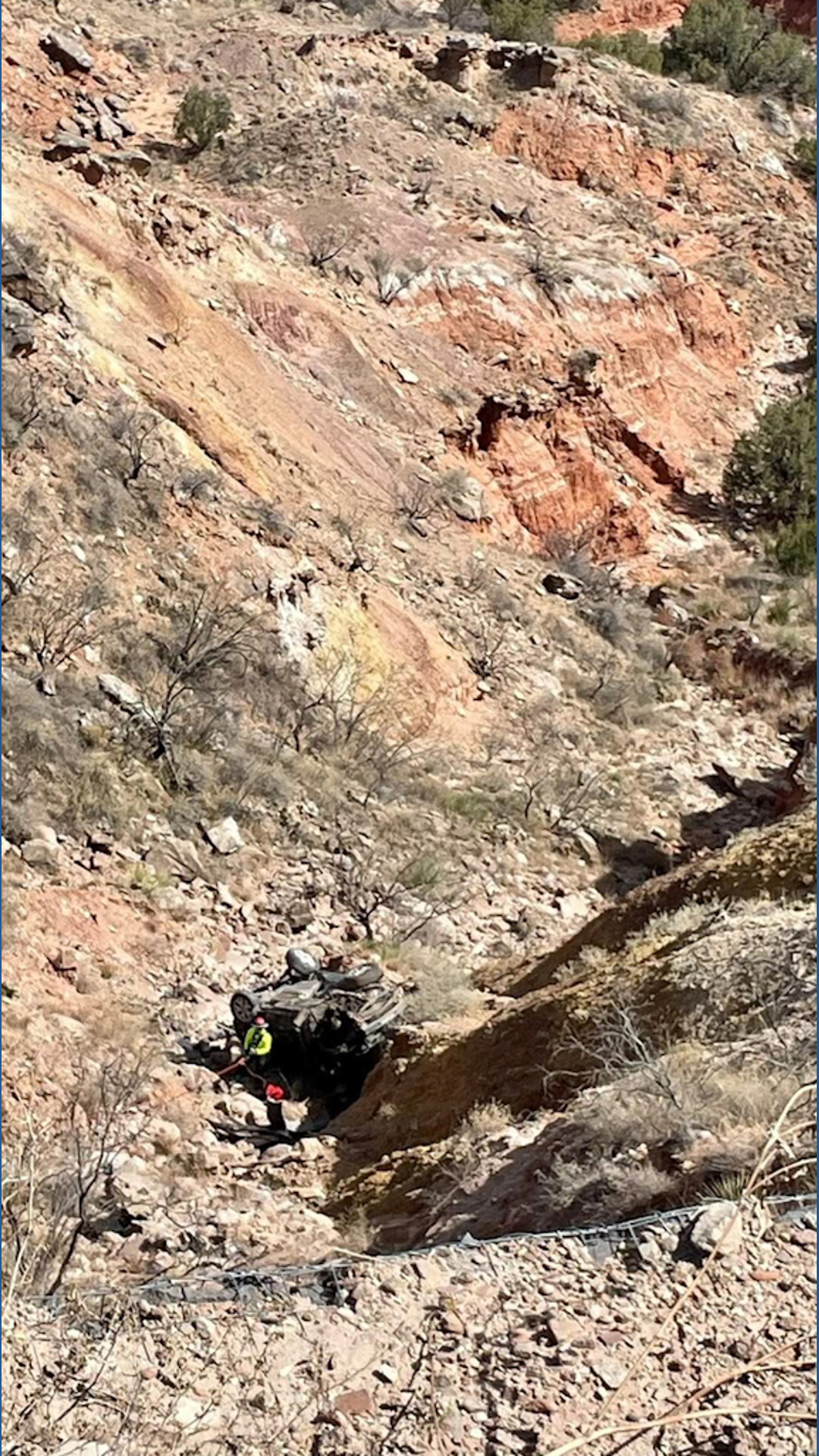 Texas man survives crash after car rolled 200 feet down a canyon | kvue.com