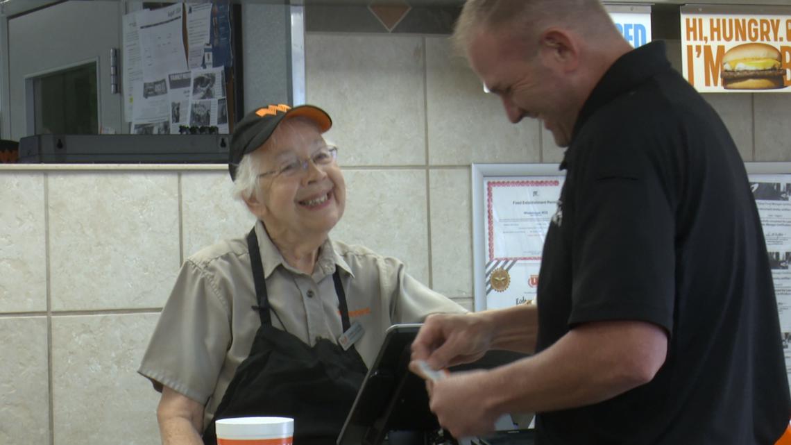 Texas woman retires from job at Whataburger after 54 years | kvue.com