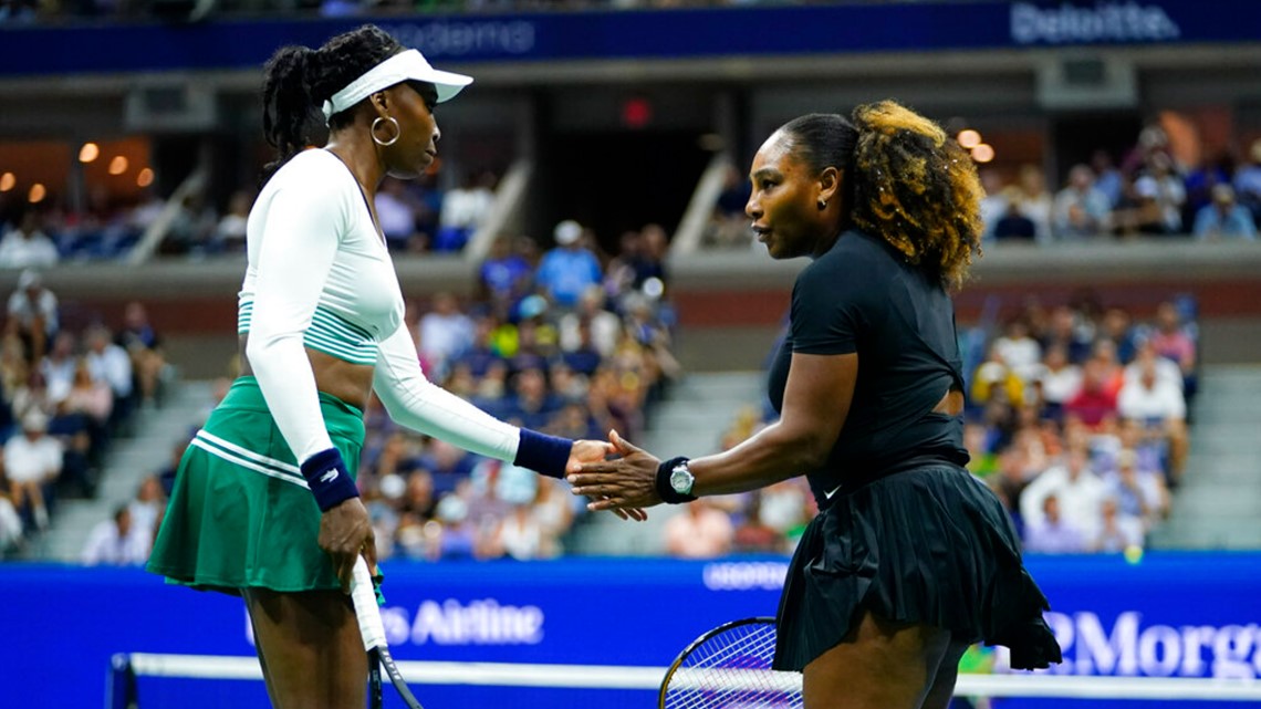 Serena and Venus Williams lose 1st round of doubles at US Open | kvue.com