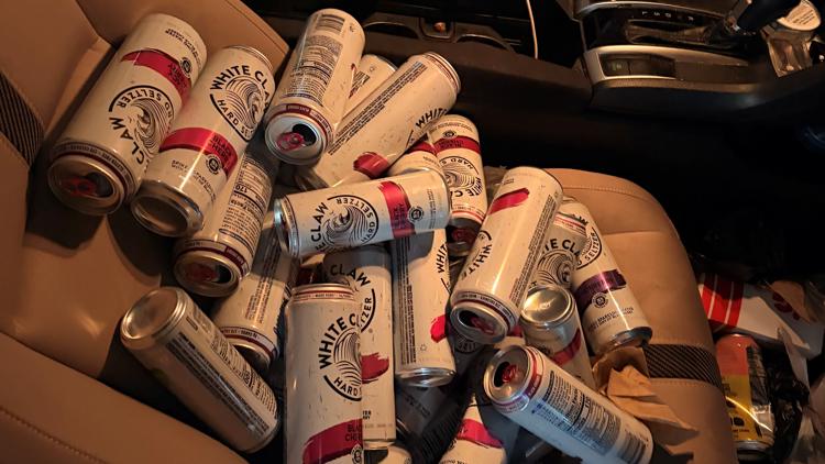 Florida man arrested with 34 open cans of White Claw in his car during ...