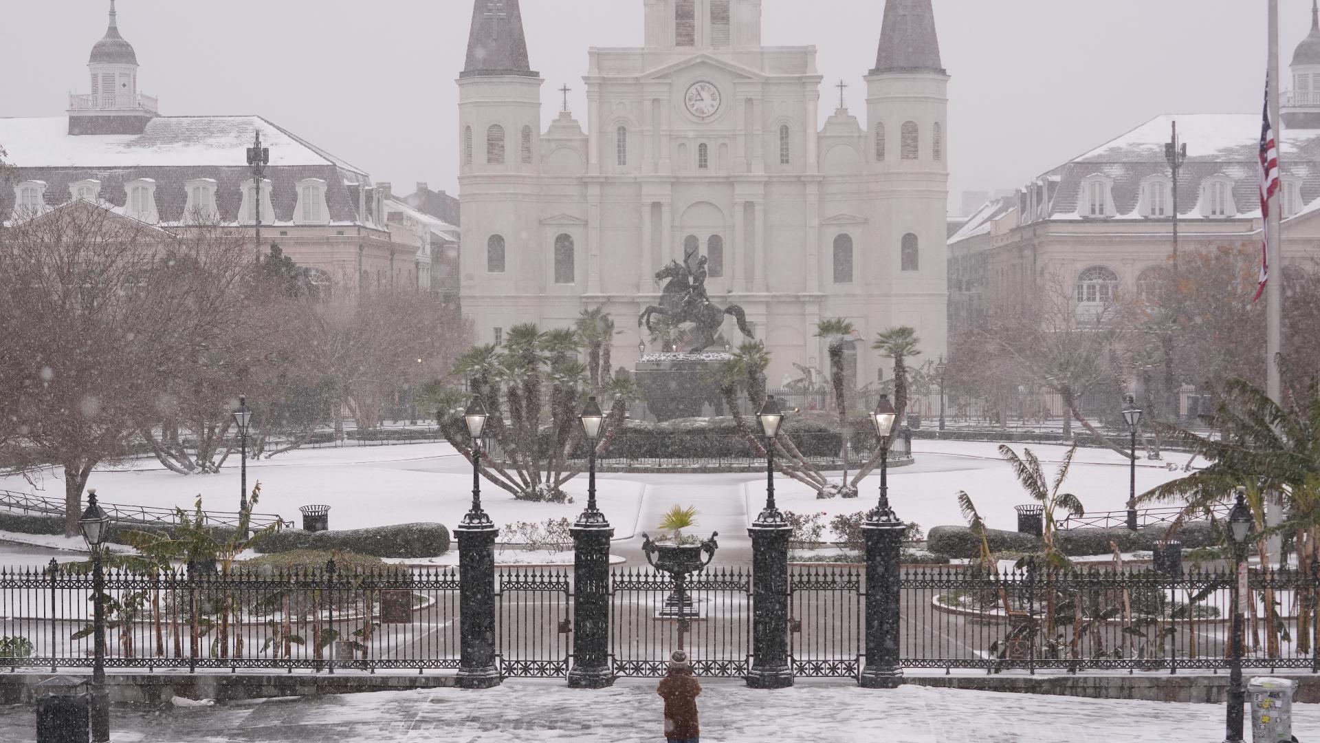 Winter storm dumps snow, ice onto southern US states | kvue.com